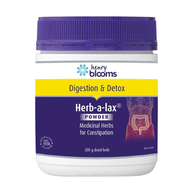 Herb-a-Lax Powder by Henry Blooms – Supplement Mart