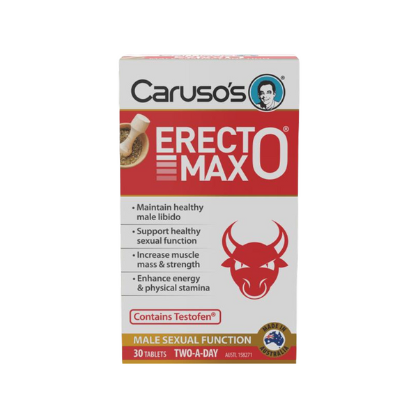 ErectOMax by Carusos Natural Health – Supplement Mart