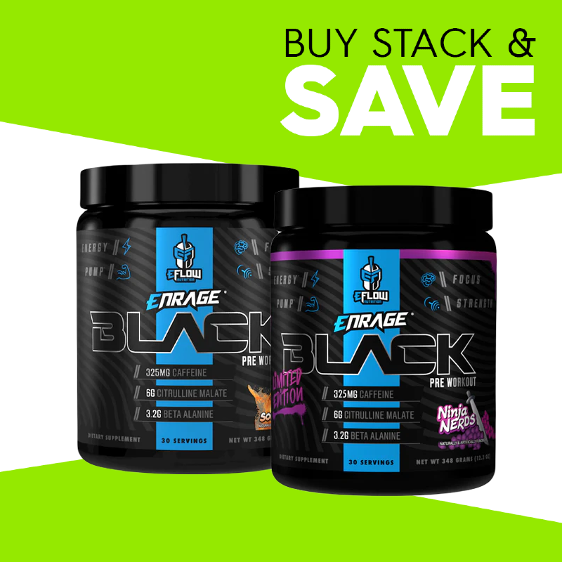 E Flow Enrage Black Twin Pack – Supplement Mart