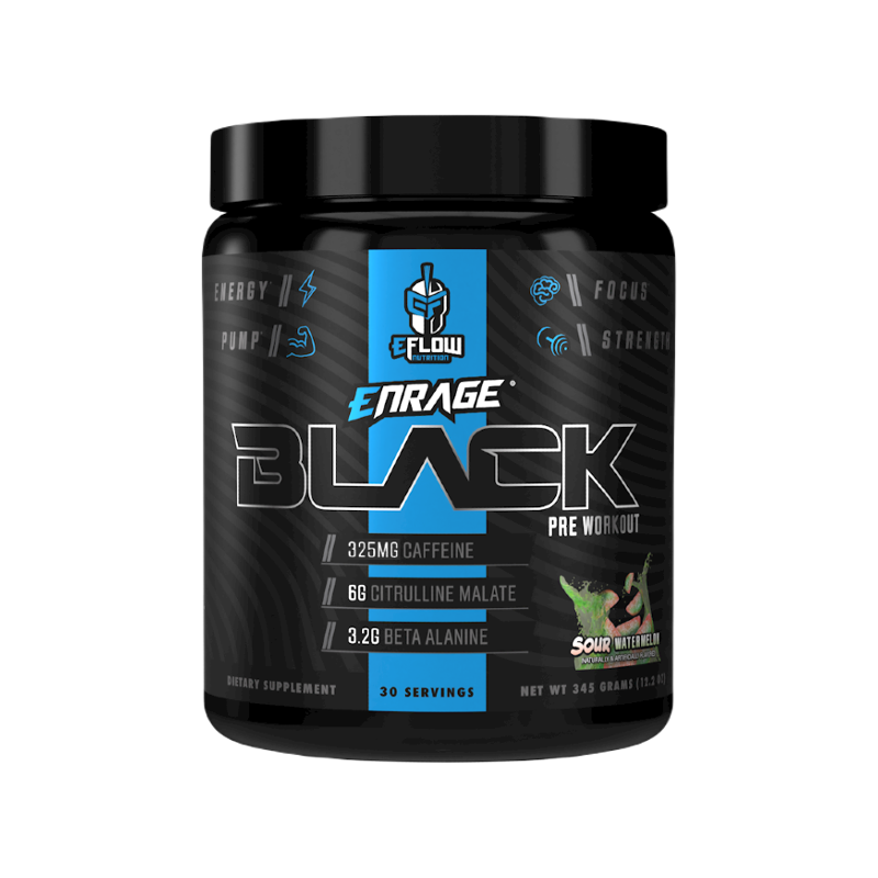 Enrage Black by E Flow Nutrition – Supplement Mart