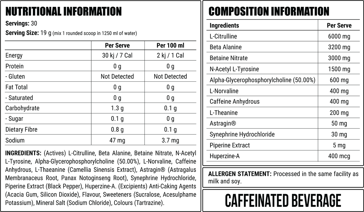 Disorder Ultimate by Faction Labs – Supplement Mart