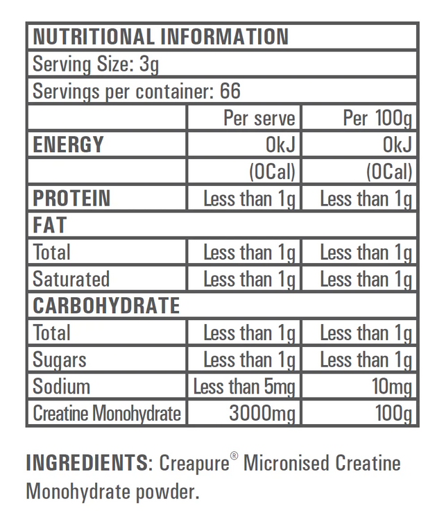 Creapure Creatine Monohydrate by Gen-Tec – Supplement Mart