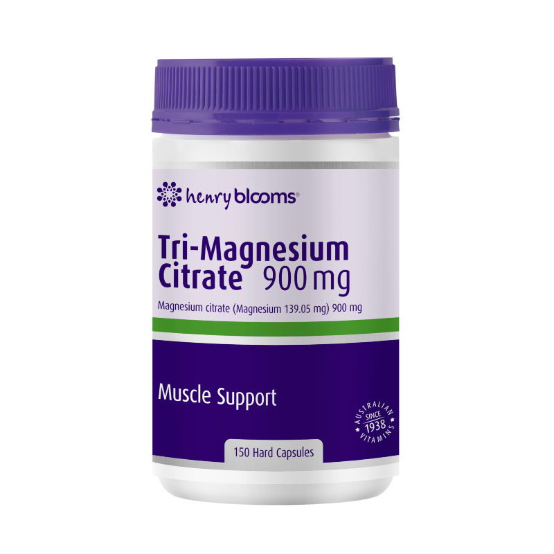 Tri-Magnesium Citrate 900mg by Henry Blooms, - Health Watchers - Australia
