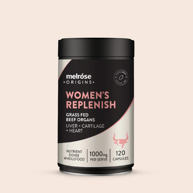 Womens Replenish (Grass Fed Organs Liver Heart Cartilage) by Melrose ...