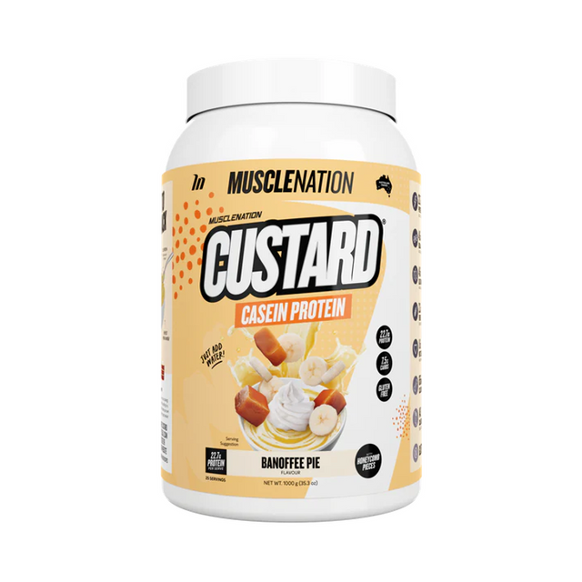 Casein Custard Protein by Muscle Nation – Supplement Mart