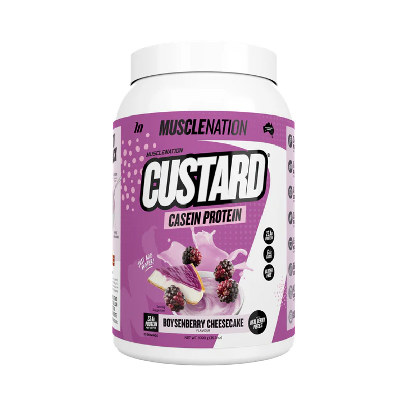 Casein Custard Protein by Muscle Nation – Supplement Mart