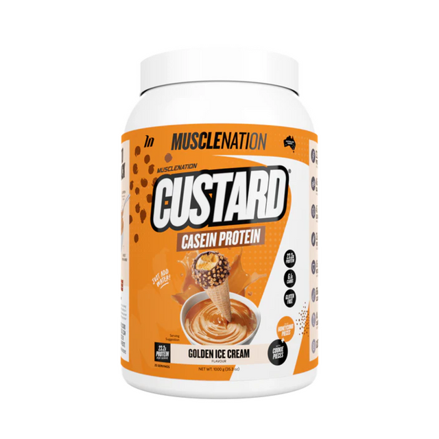 Casein Custard Protein by Muscle Nation – Supplement Mart