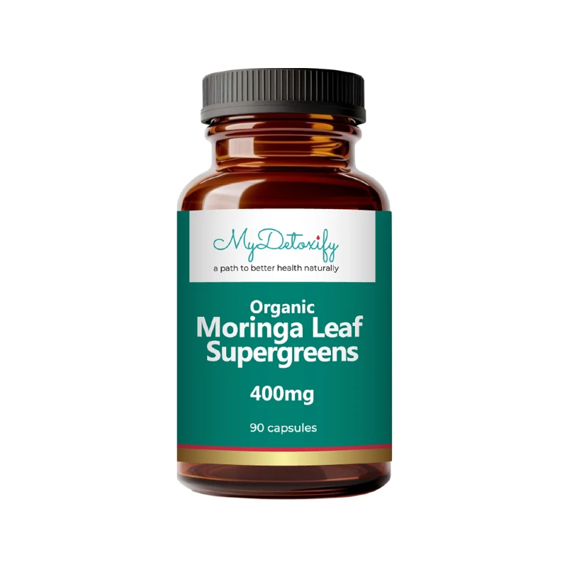 Organic Moringa Leaf Supergreens Capsules by MyDetoxify – Supplement Mart