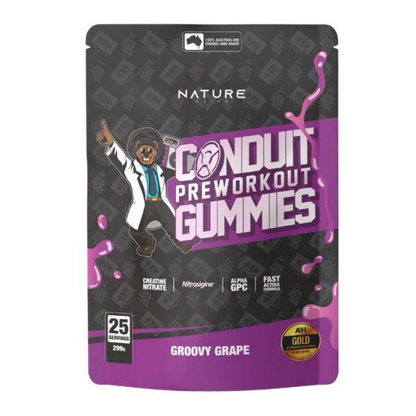 Conduit Pre-Workout Gummies by Nature Gains – Supplement Mart