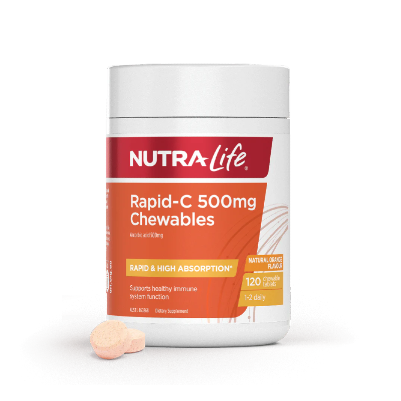 Rapid-C 500mg Chewables by Nutra-Life – Supplement Mart