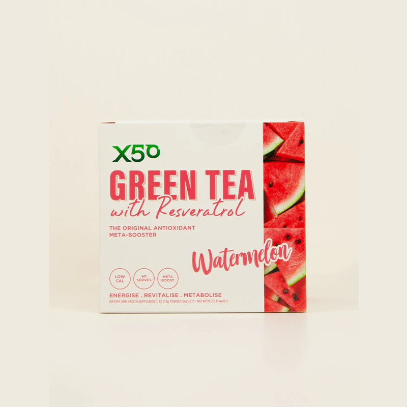 Green Tea + Resveratrol by X50 – Supplement Mart