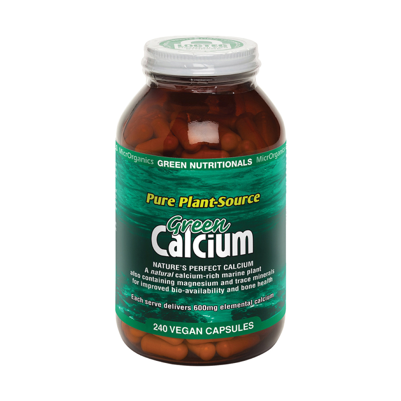 Pure Plant Sourced Green Calcium Capsules by MicrOrganics Green ...